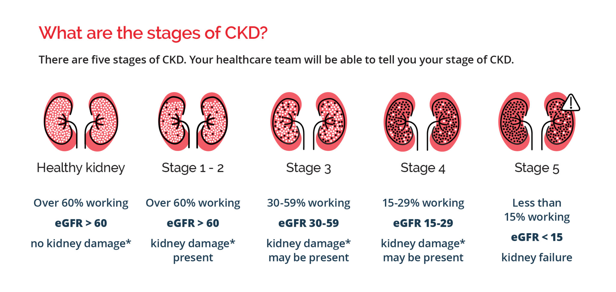 eGFR and stages of CKD | Kidney Health 4 Life
